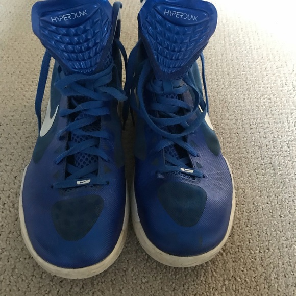 Nike | Shoes | Royal Blue Nike Mens Flywire Hyperdunks | Poshmark